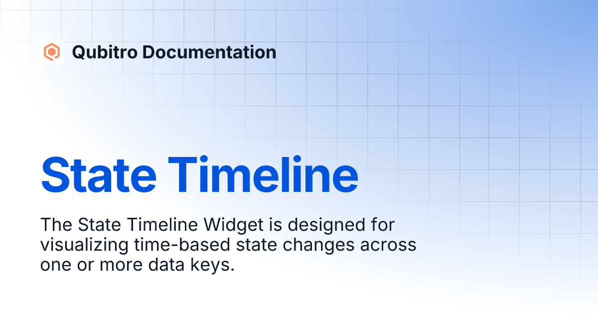 State Timeline | Qubitro Documentation
