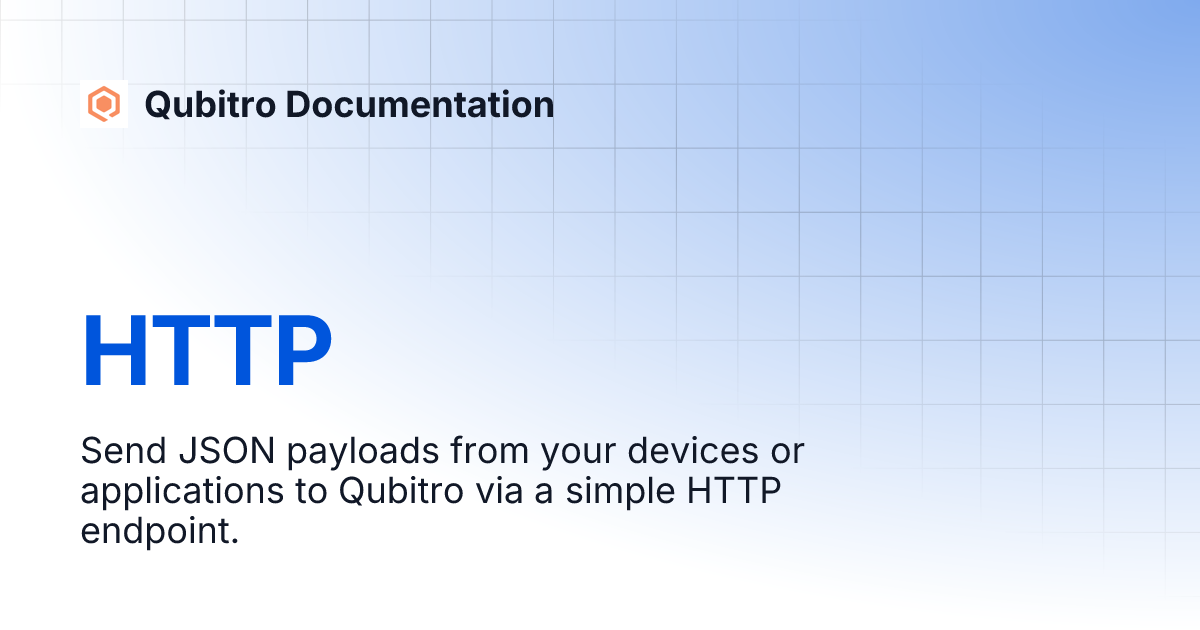 HTTP | Qubitro Documentation
